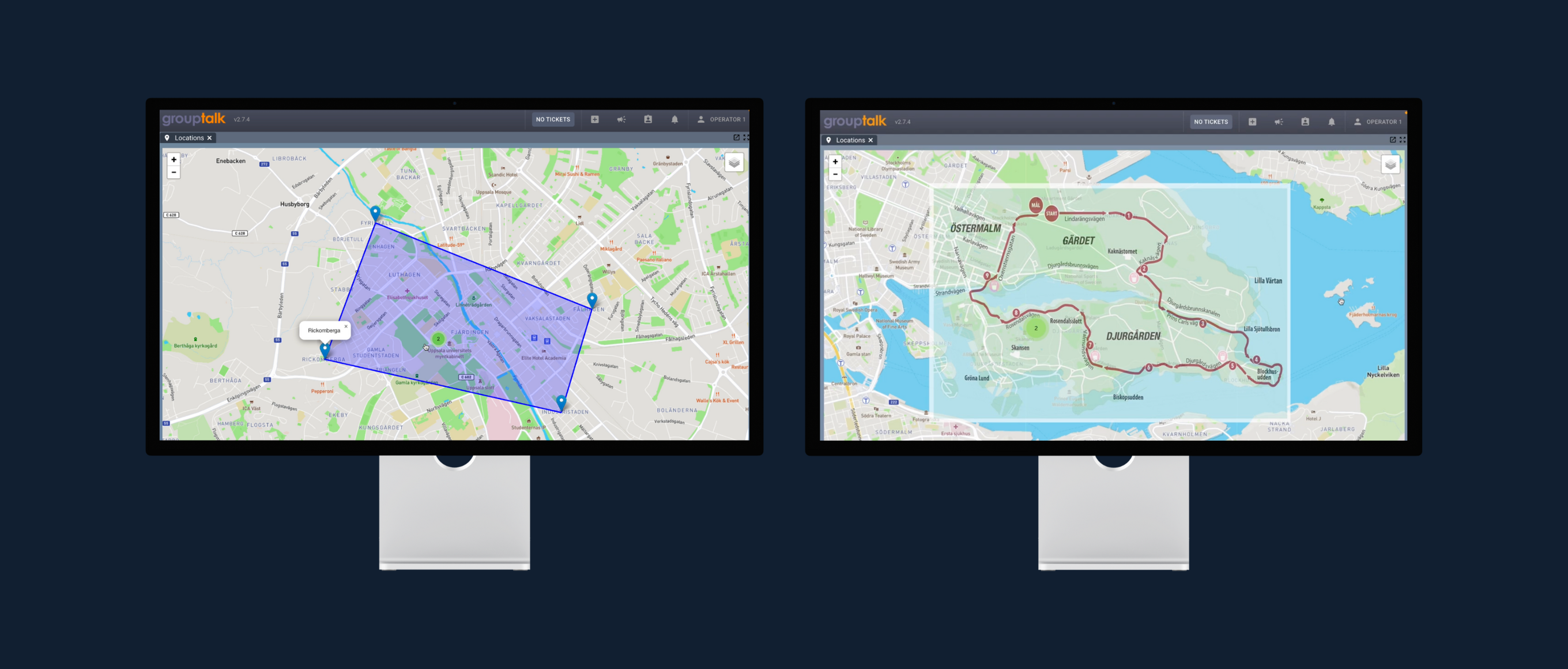 Säkra verksamheter med anpassade kartlager i GroupTalk